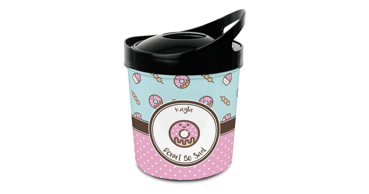 Custom Donuts Plastic Ice Bucket (Personalized) | YouCustomizeIt