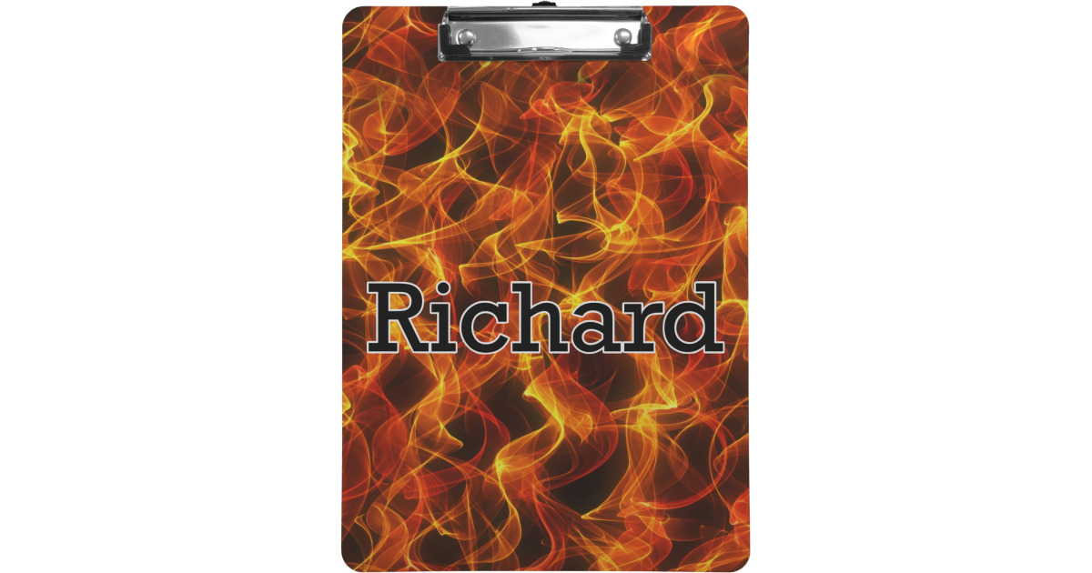 Custom Fire Clipboard (Personalized) | YouCustomizeIt