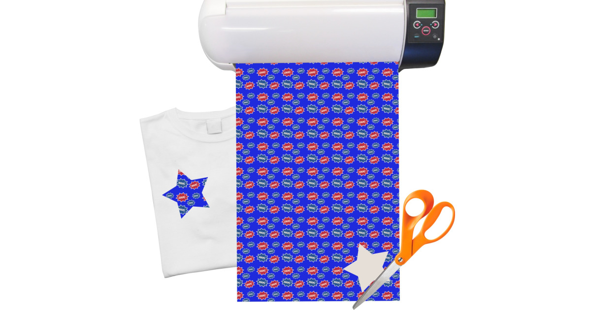 Custom Superhero Heat Transfer Vinyl Sheet (12"x18") | YouCustomizeIt