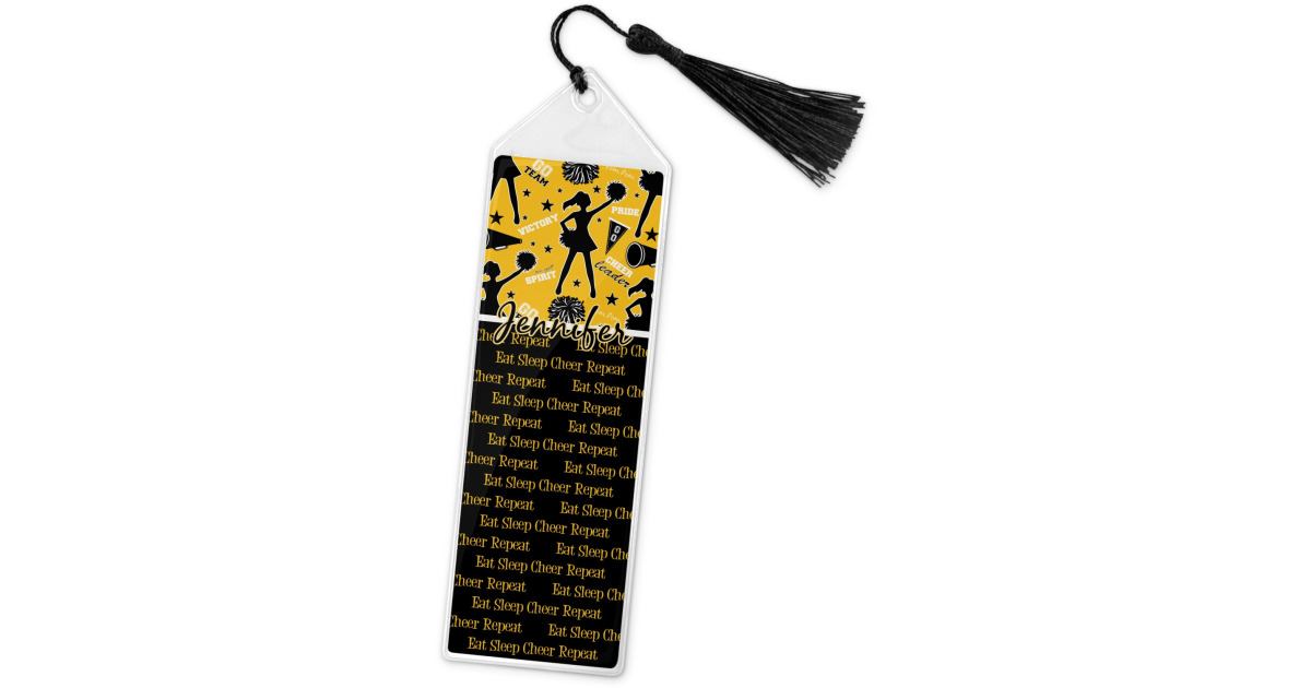 Custom Cheer Book Mark w/Tassel (Personalized) | YouCustomizeIt