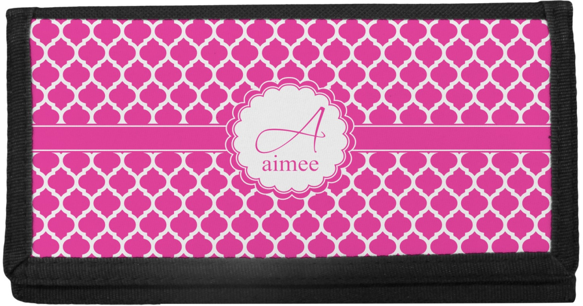 Custom Moroccan Canvas Checkbook Cover (Personalized) | YouCustomizeIt