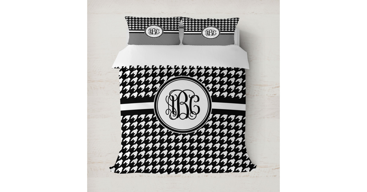 Custom Houndstooth Duvet Cover (Personalized) | YouCustomizeIt