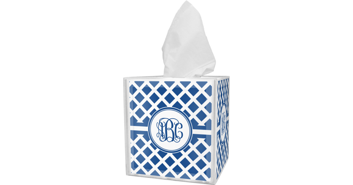 Custom Diamond Tissue Box Cover (Personalized) | YouCustomizeIt