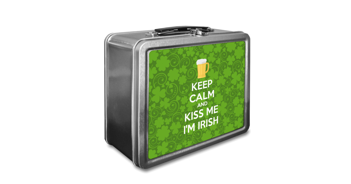 Custom Kiss Me I'm Irish Lunch Box (Personalized) | YouCustomizeIt