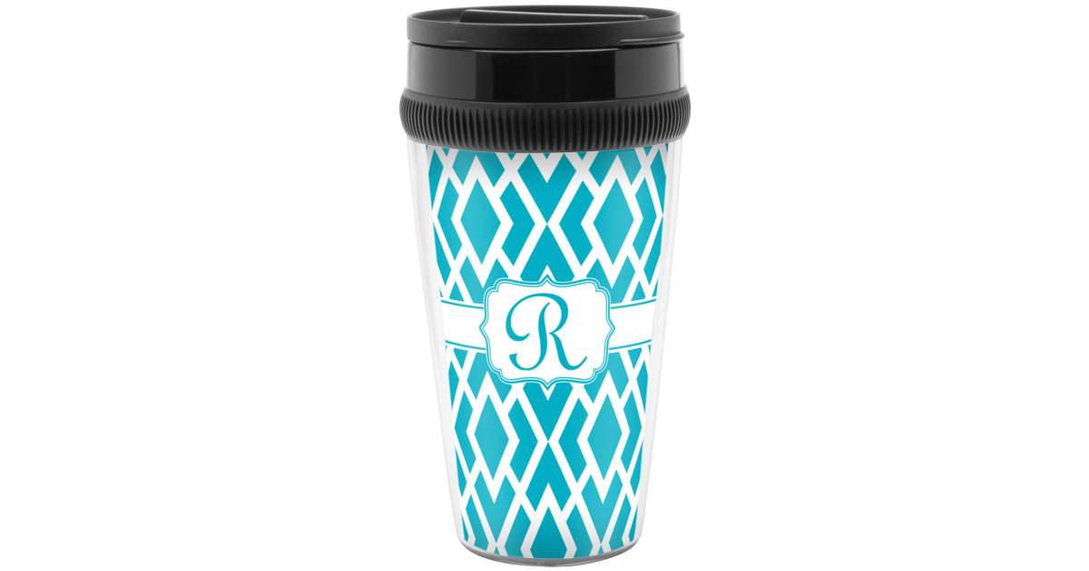 Custom Geometric Diamond Acrylic Travel Mug without Handle ...