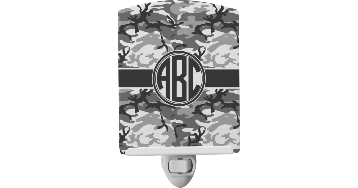 Custom Camo Ceramic Night Light (Personalized) | YouCustomizeIt