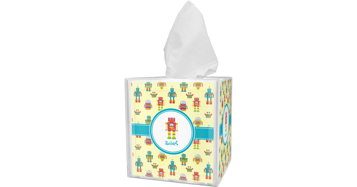 Custom Robot Tissue Box Cover (Personalized) | YouCustomizeIt