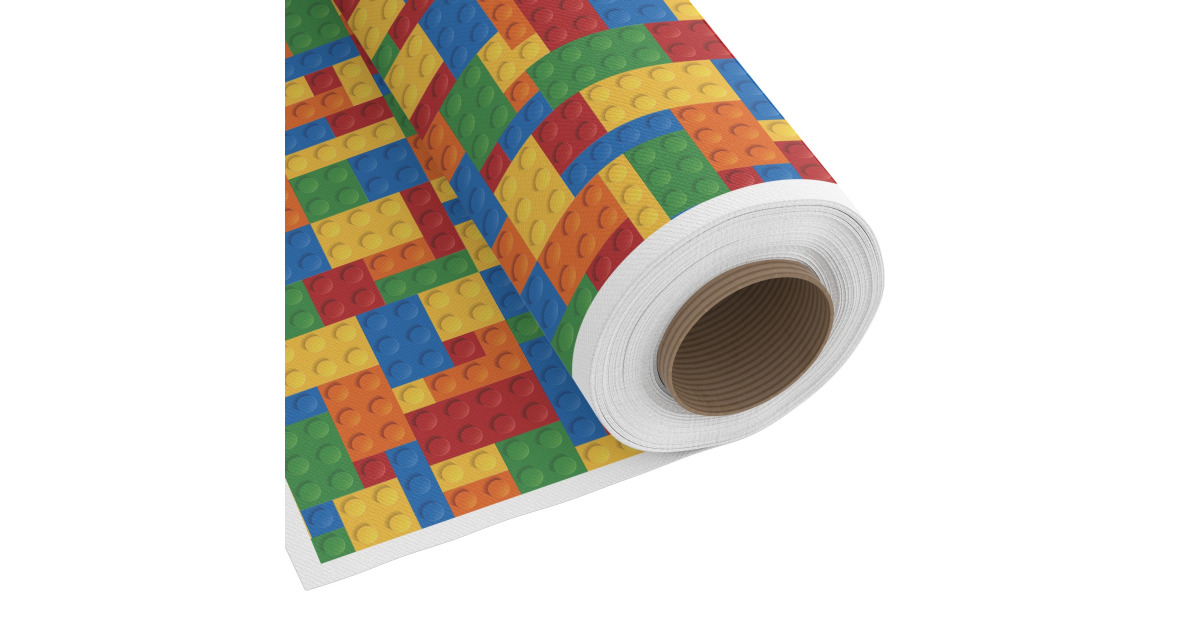 Custom Building Blocks Fabric by the Yard | YouCustomizeIt