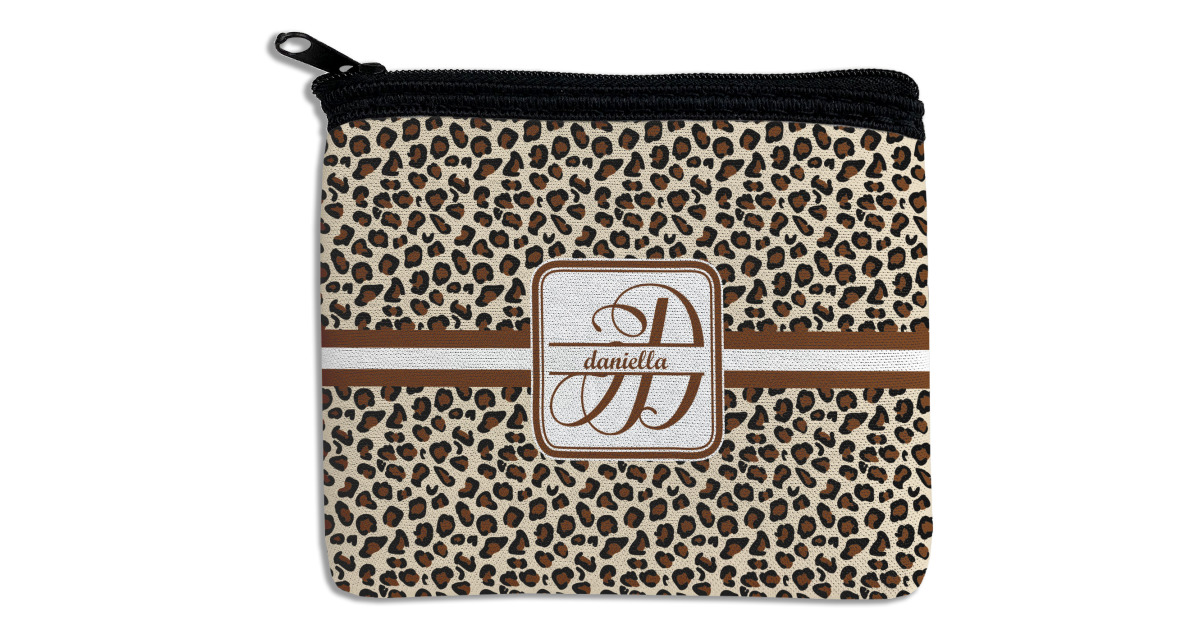 Custom Leopard Print Rectangular Coin Purse (Personalized) | YouCustomizeIt