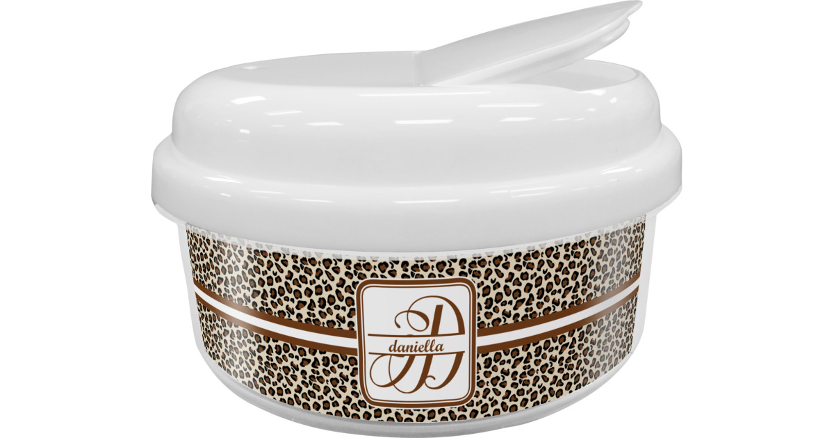 Custom Leopard Print Snack Container (Personalized) | YouCustomizeIt