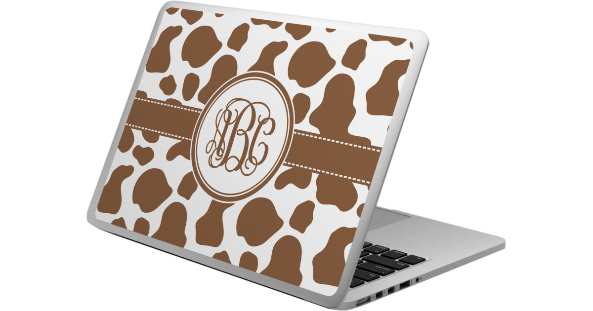 Custom Cow Print Laptop Skin - Custom Sized (Personalized) | YouCustomizeIt