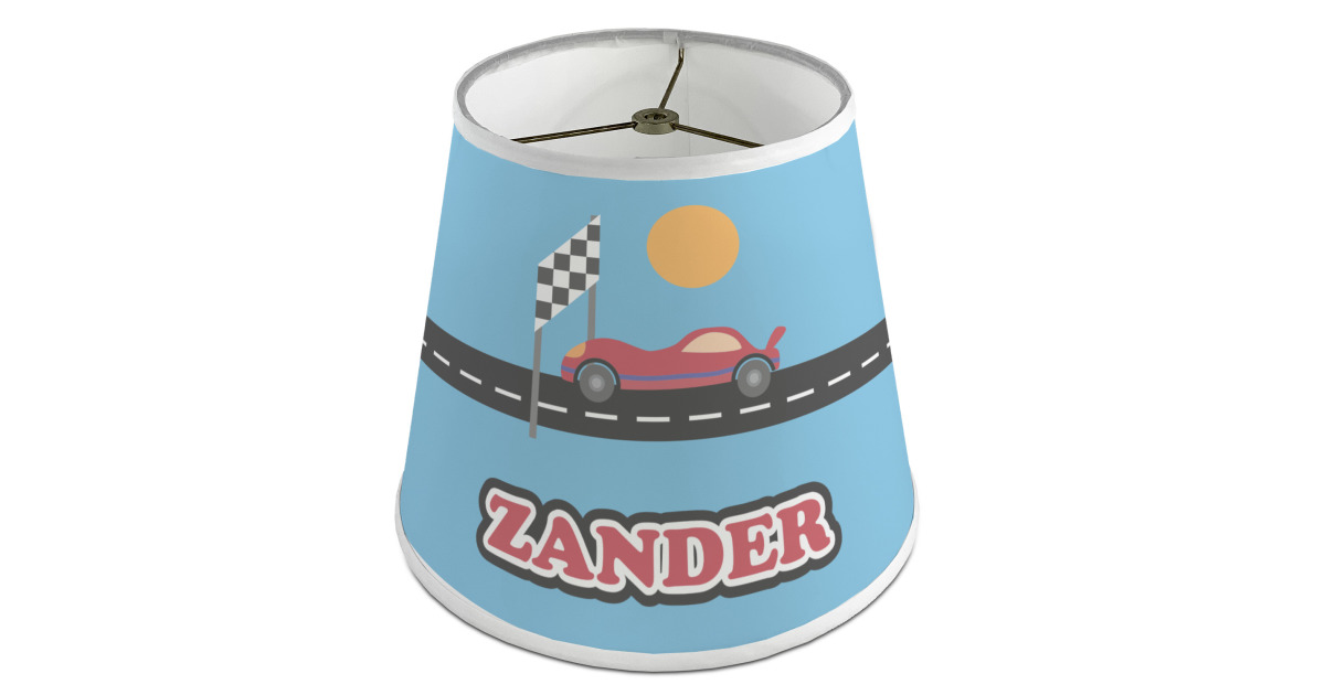 Custom Race Car Empire Lamp Shade (Personalized) | YouCustomizeIt