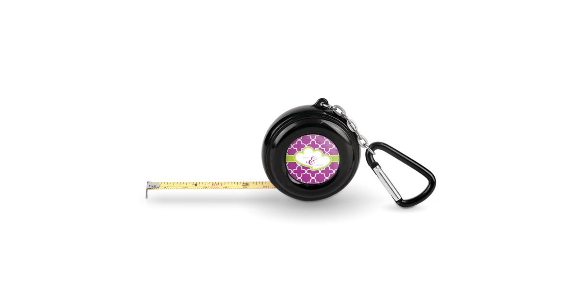 Custom Clover Pocket Tape Measure - 6 Ft w/ Carabiner Clip ...