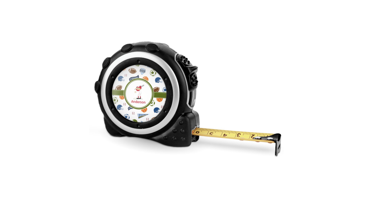 Custom Sports Tape Measure - 16 Ft (Personalized) | YouCustomizeIt