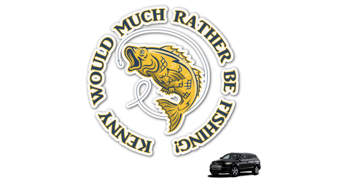 Custom Fish Graphic Car Decal (Personalized) | YouCustomizeIt
