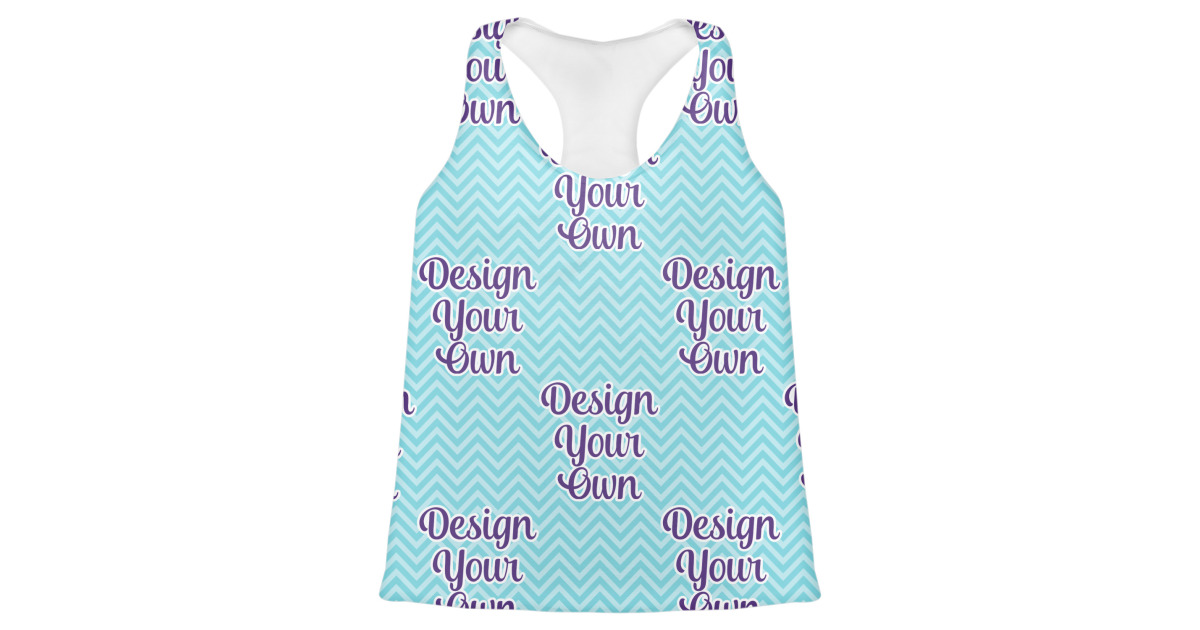 Design Your Own Womens Racerback Tank Top - Large | YouCustomizeIt