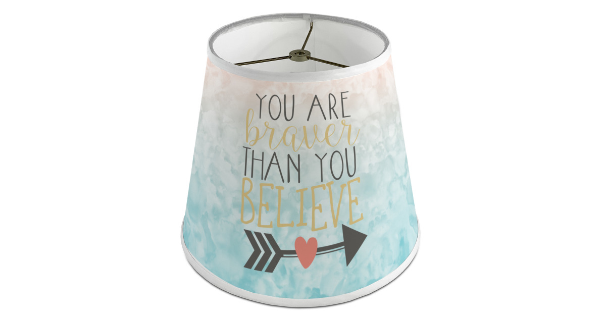 Custom Inspirational Quotes Empire Lamp Shade | YouCustomizeIt