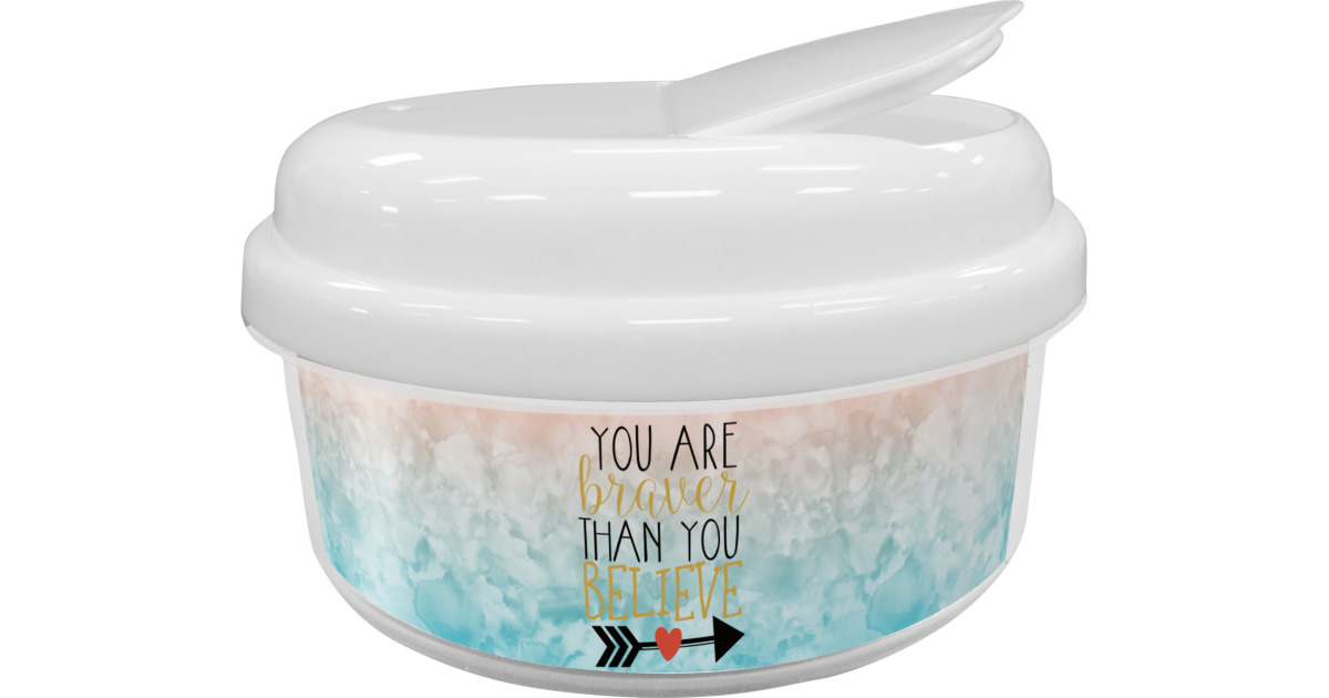 Custom Inspirational Quotes Snack Container | YouCustomizeIt