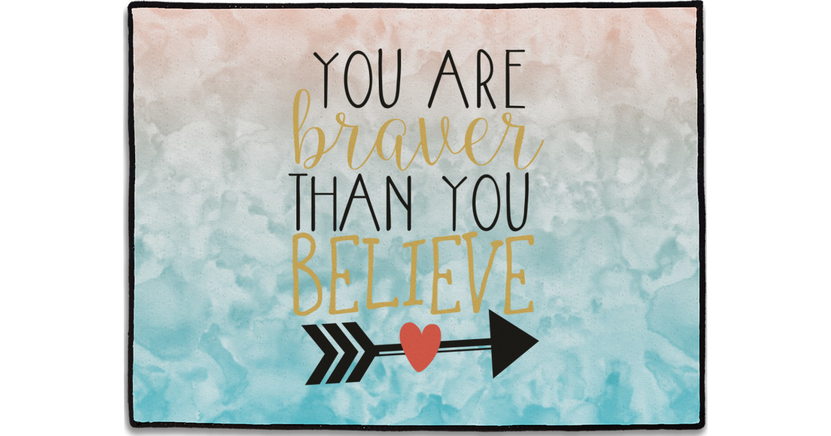 Custom Inspirational Quotes Door Mat | YouCustomizeIt
