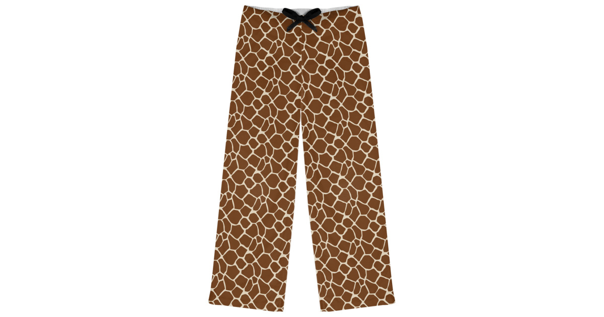 Custom Giraffe Print Womens Pajama Pants - XS | YouCustomizeIt