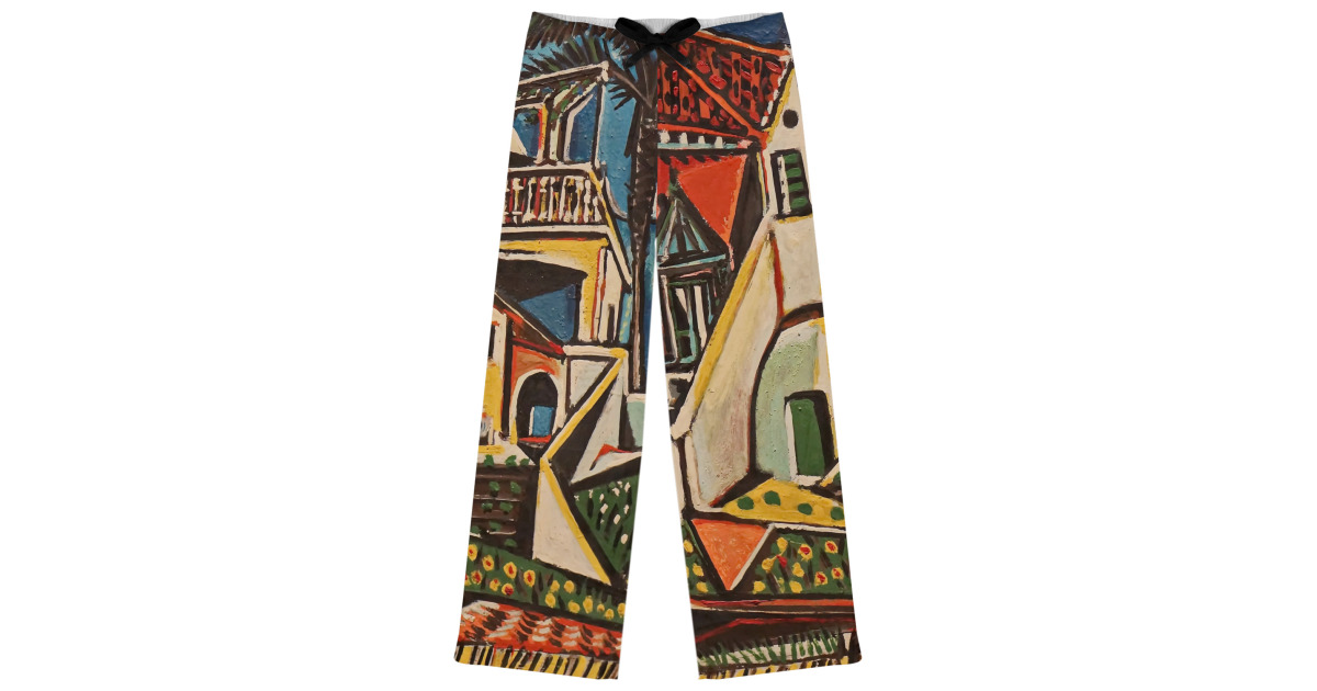 Custom Mediterranean Landscape by Pablo Picasso Womens Pajama Pants ...