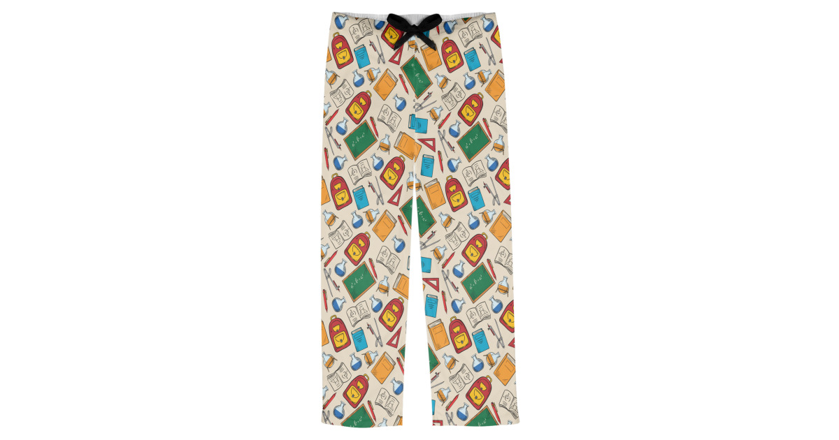 Custom Math Lesson Mens Pajama Pants | YouCustomizeIt
