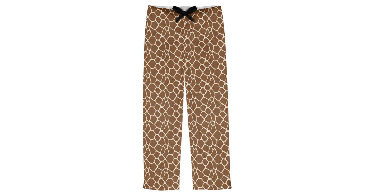 Custom Giraffe Print Mens Pajama Pants | YouCustomizeIt