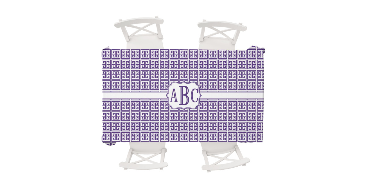 Custom Greek Key Tablecloth - 58"x102" (Personalized) | YouCustomizeIt