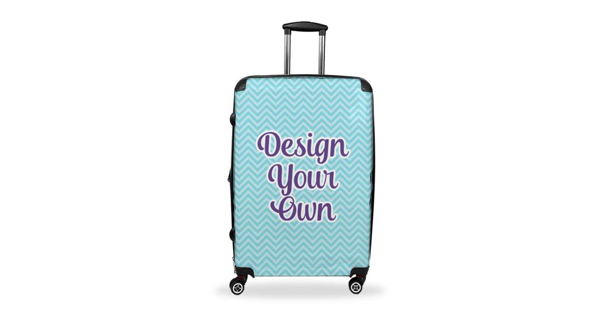 Design Your Own Suitcase - 28" Large - Checked | YouCustomizeIt