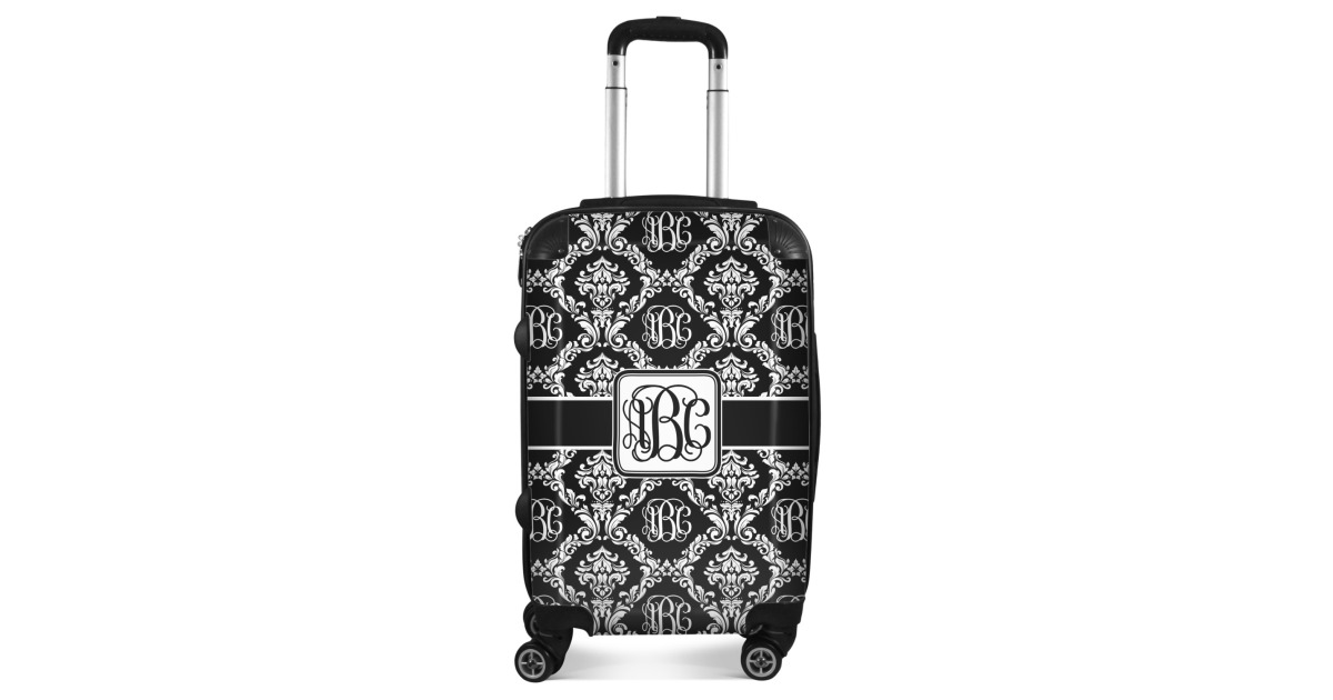 Custom Monogrammed Damask Suitcase (Personalized) | YouCustomizeIt