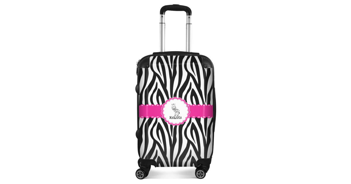 Custom Zebra Suitcase (Personalized) | YouCustomizeIt