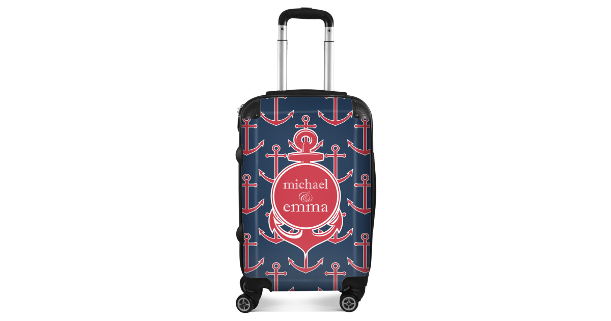 Custom All Anchors Suitcase - 20" Carry On (Personalized) | YouCustomizeIt