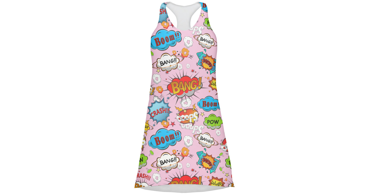 Custom Woman Superhero Racerback Dress | YouCustomizeIt