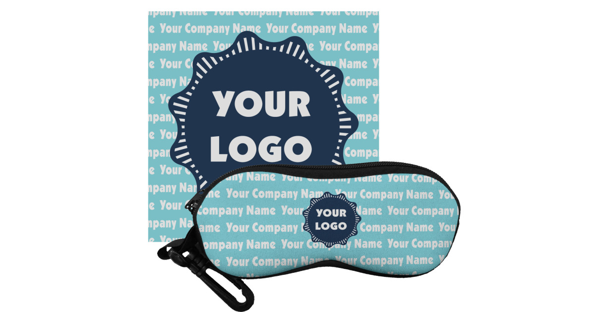 Custom Logo & Company Name Eyeglass Case & Cloth | YouCustomizeIt