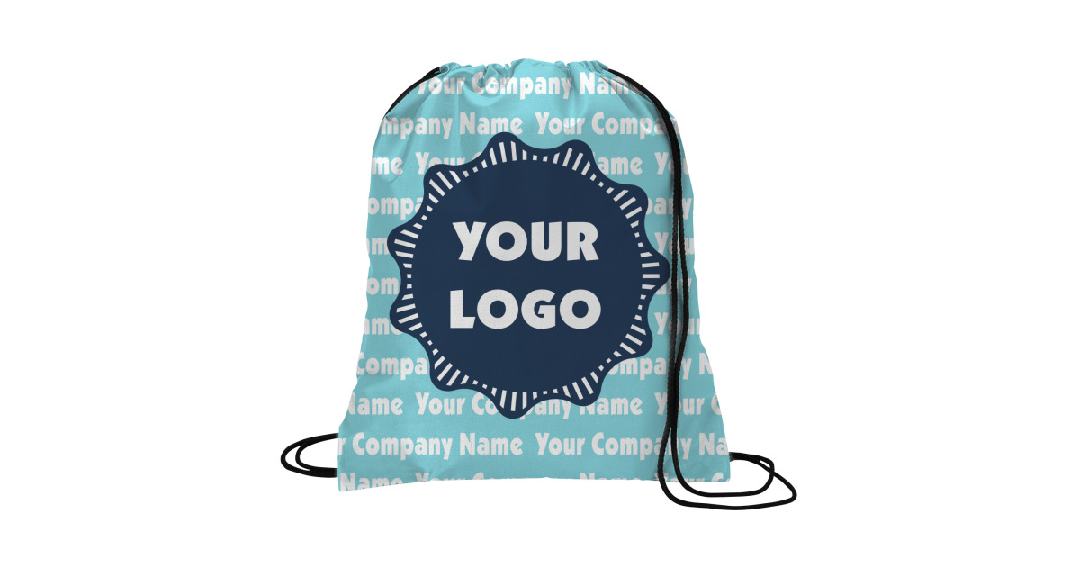 Custom Logo & Company Name Drawstring Backpack | YouCustomizeIt