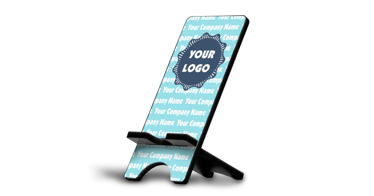 Custom Logo & Company Name Cell Phone Stand - Small | YouCustomizeIt
