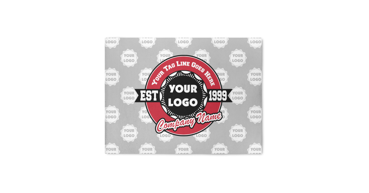 Custom Logo & Tag Line Area Rug w/ Logos | YouCustomizeIt