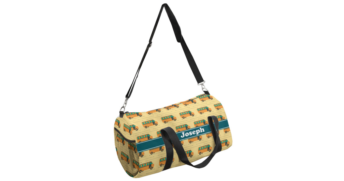 Custom School Bus Duffel Bag - Small (Personalized) | YouCustomizeIt