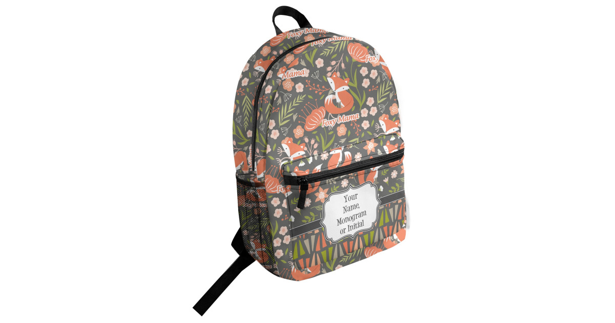 Custom Foxy Mama Student Backpack | YouCustomizeIt