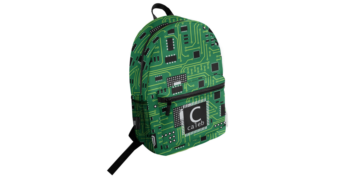 Custom Circuit Board Student Backpack (Personalized) | YouCustomizeIt