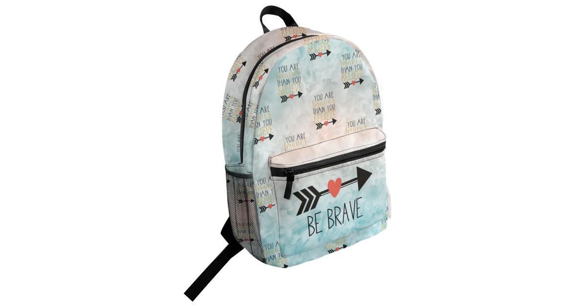 Custom Inspirational Quotes Student Backpack | YouCustomizeIt