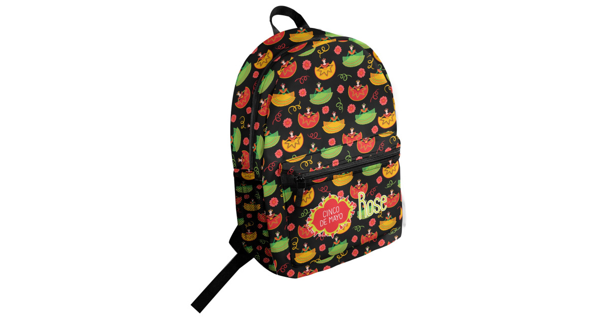 Custom Cinco De Mayo Student Backpack (Personalized) | YouCustomizeIt