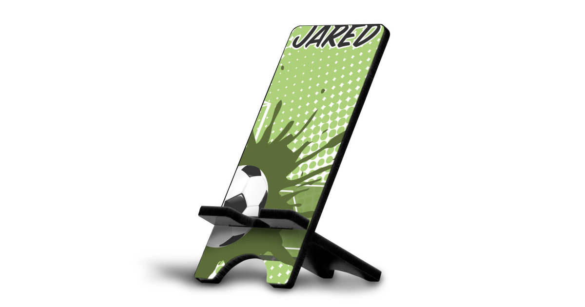 Custom Soccer Cell Phone Stand (Personalized) | YouCustomizeIt