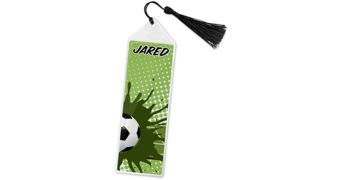 Custom Soccer Book Mark w/Tassel (Personalized) | YouCustomizeIt