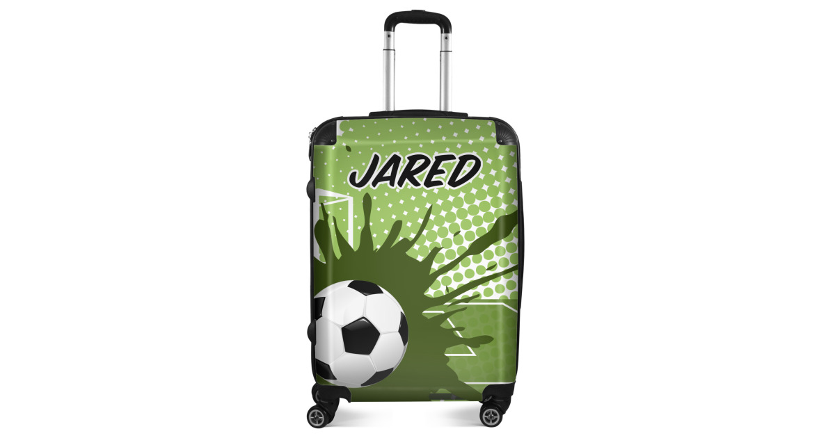Custom Soccer Suitcase - 24" Medium - Checked (Personalized ...