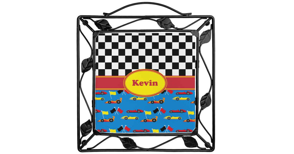 Custom Racing Car Square Trivet (Personalized) | YouCustomizeIt