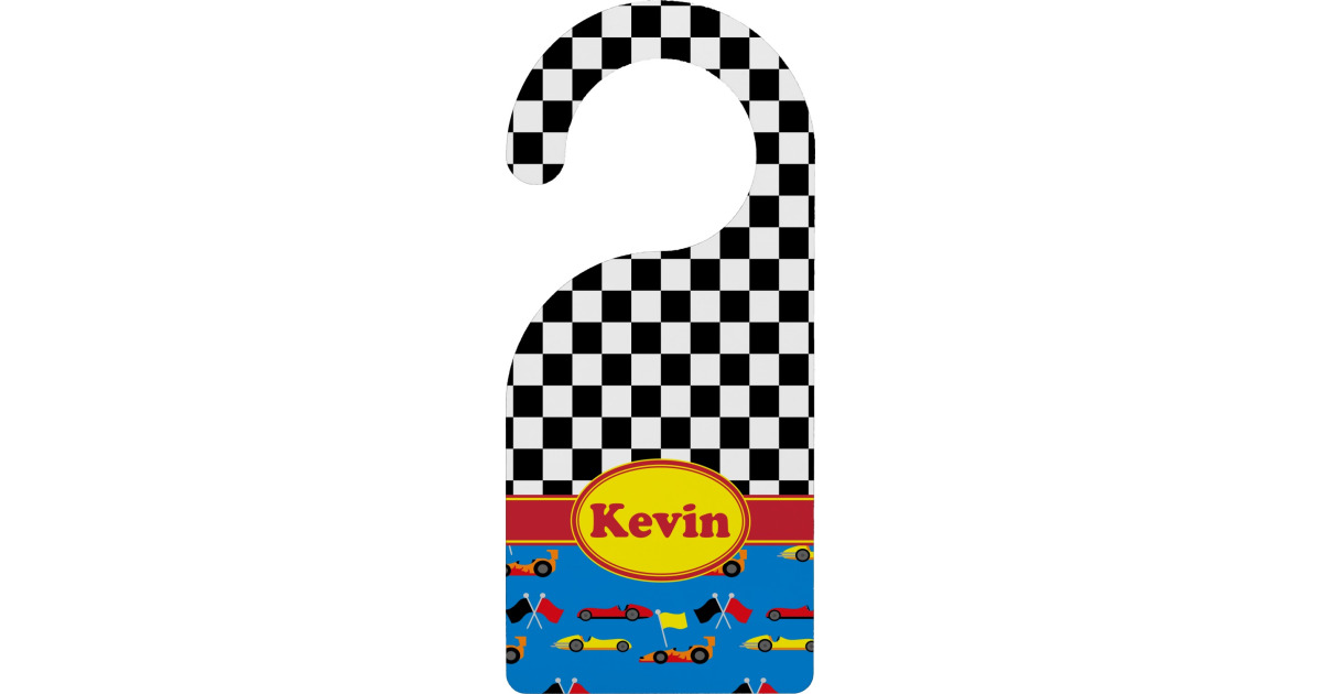 Custom Racing Car Door Hanger (Personalized) | YouCustomizeIt