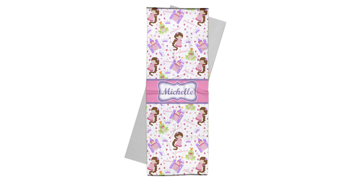 Custom Princess Print Yoga Mat Towel (Personalized) | YouCustomizeIt