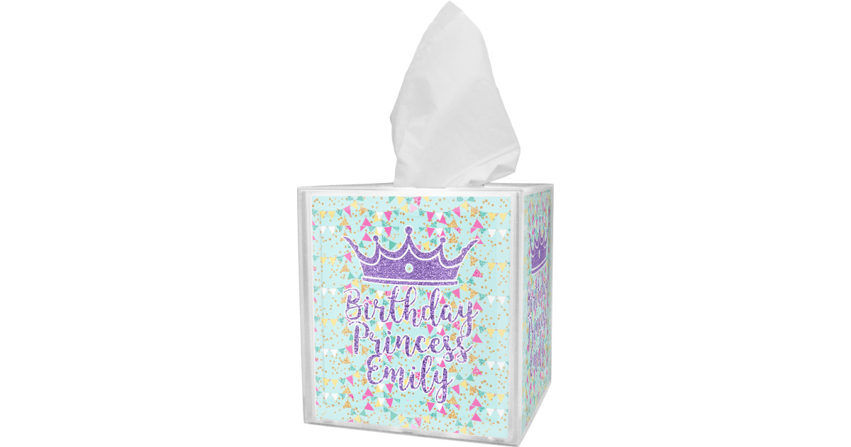 Custom Birthday Princess Tissue Box Cover (Personalized) | YouCustomizeIt