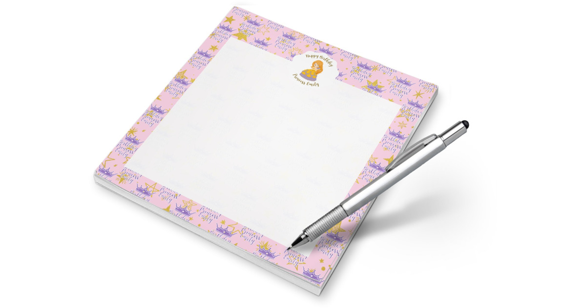 Custom Birthday Princess Notepad (Personalized) | YouCustomizeIt